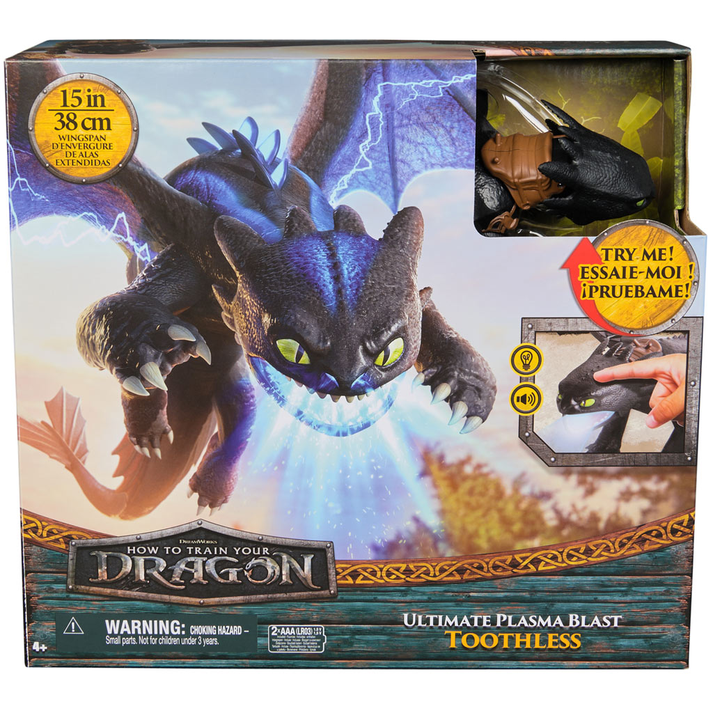 Ako vycvičiť draka Ultimate Plasma Blast Bezzubý drak figúrka so ...