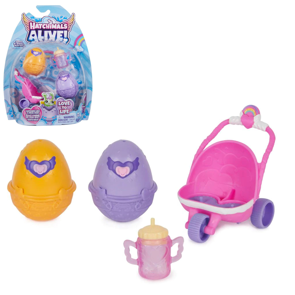 Hatchimals Alive! Hatch NStroll prekvapenie figura sada v vajci, s ...
