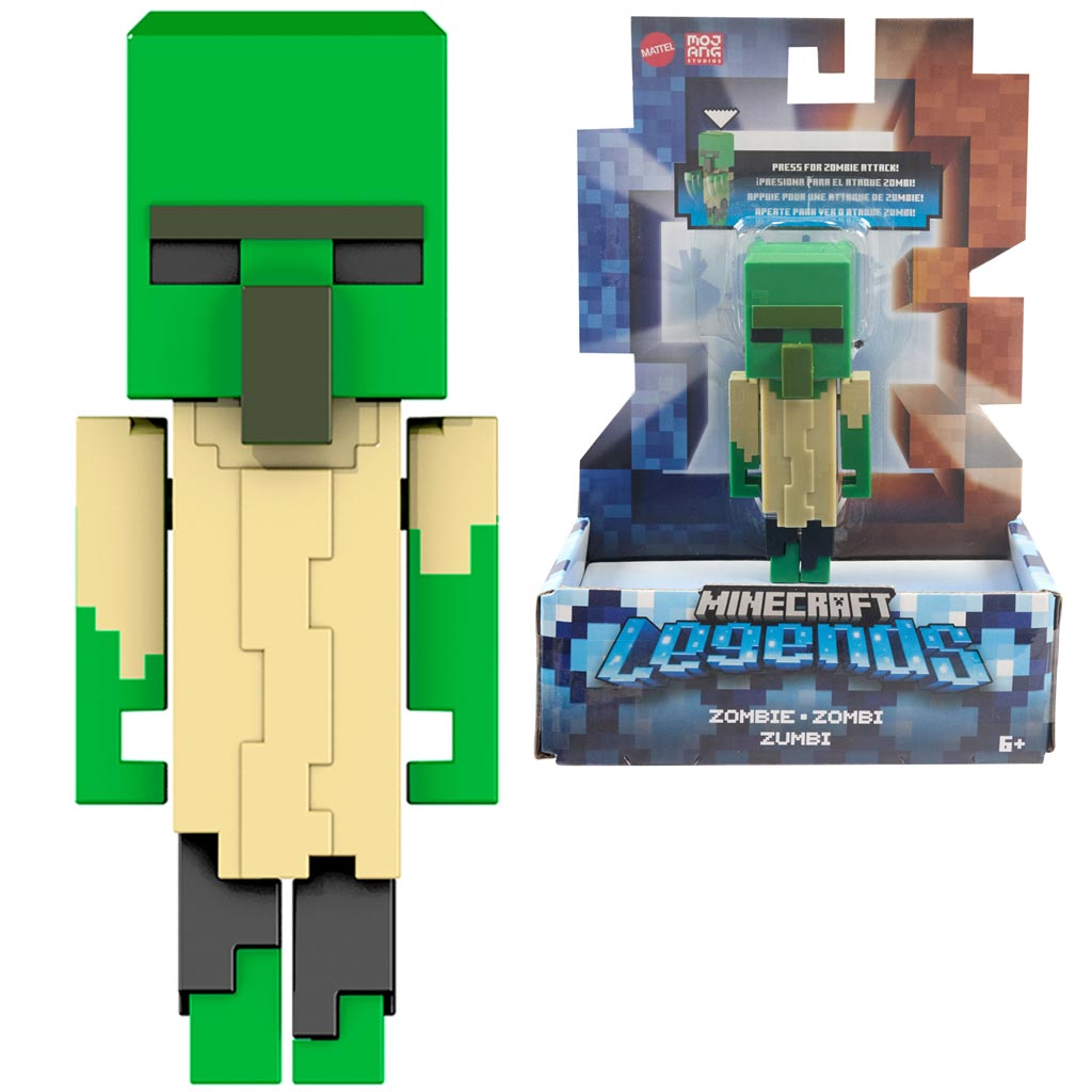 Minecraft Legends Pohyblivá herná postavička zombie - Mattel objednať ...