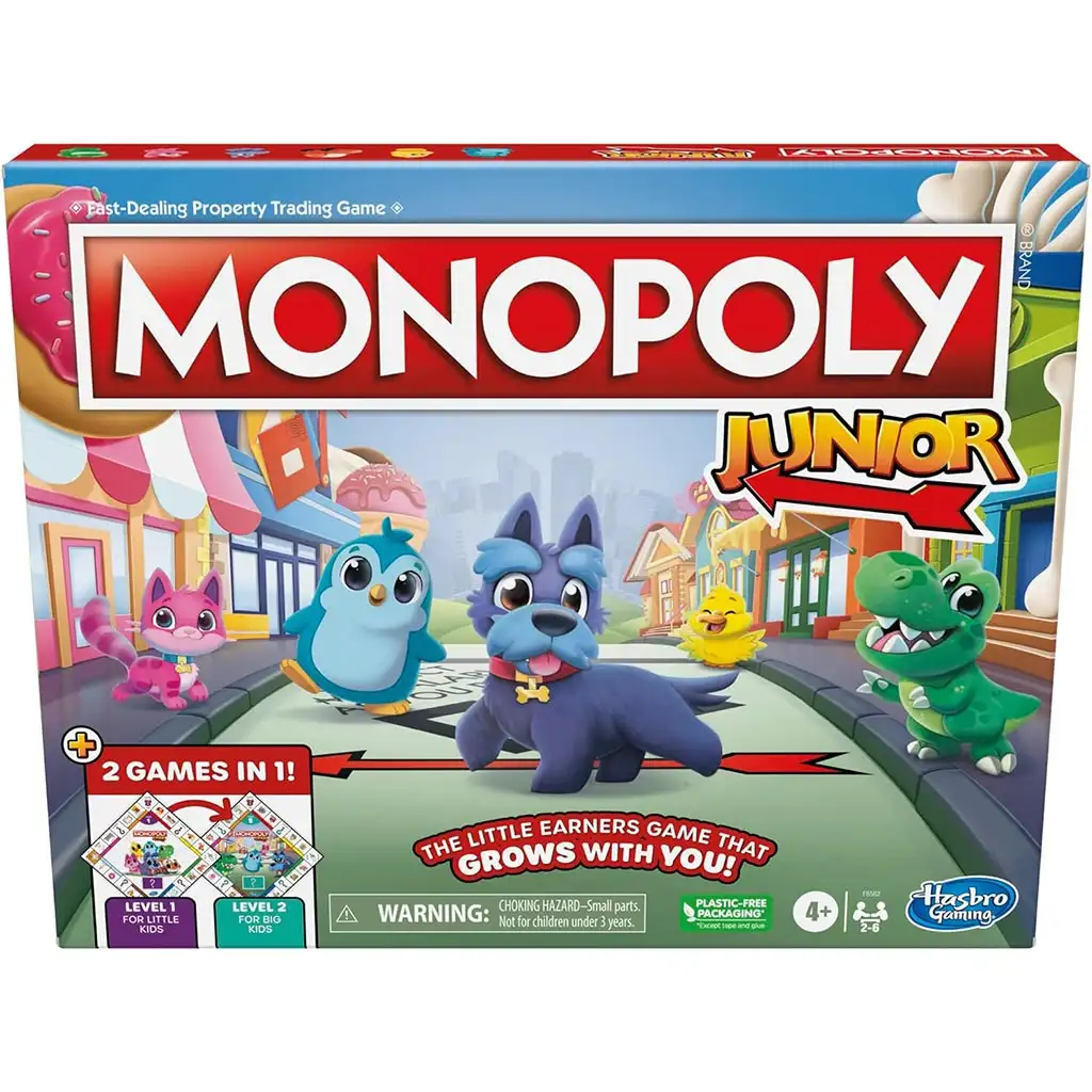 Monopoly Junior spoločenská hra pre deti 2 v 1 - Hasbro objednať nákup ...