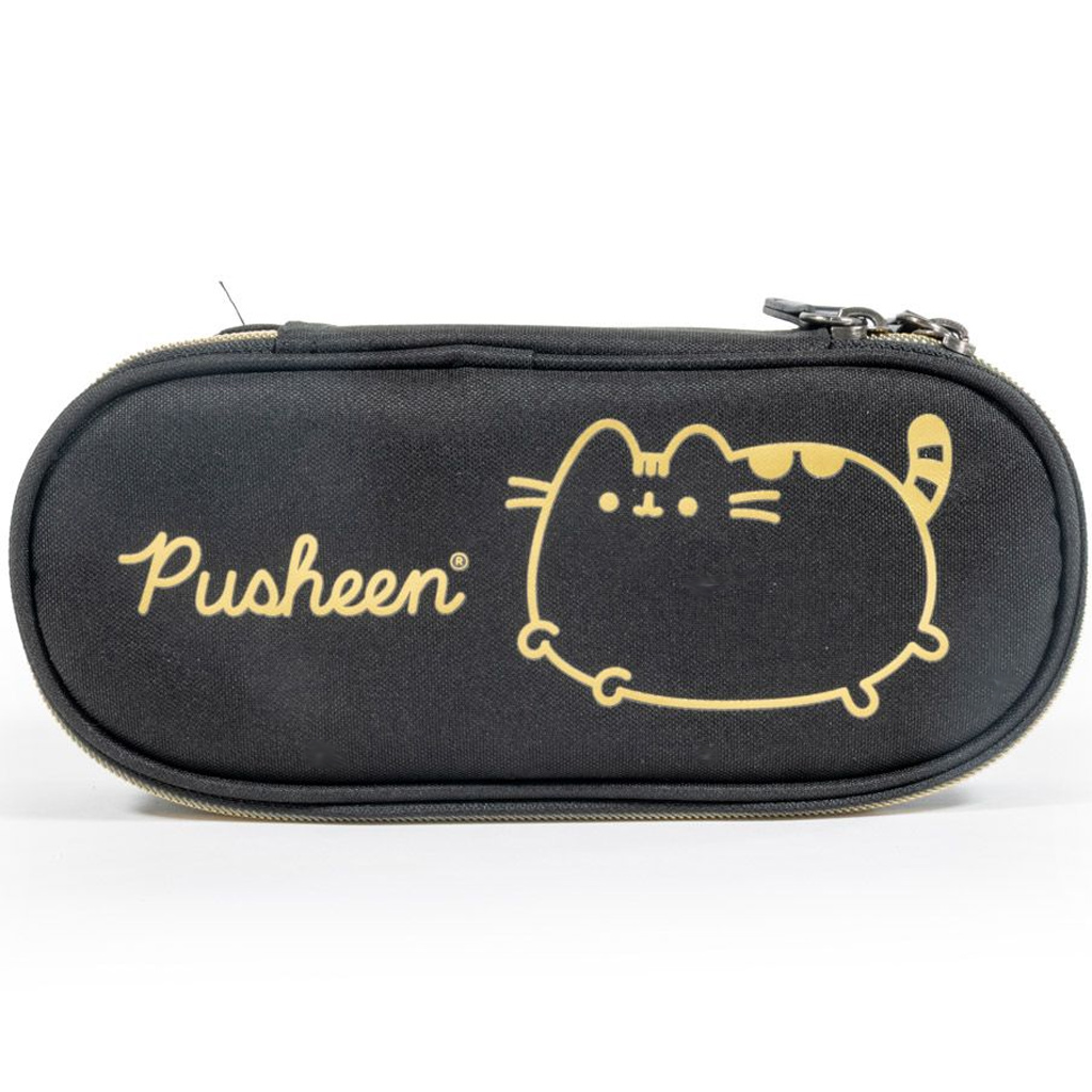 Pusheen zlatý oválny peračník 20,5x9,5x5 cm objednať nákup lacné ceny