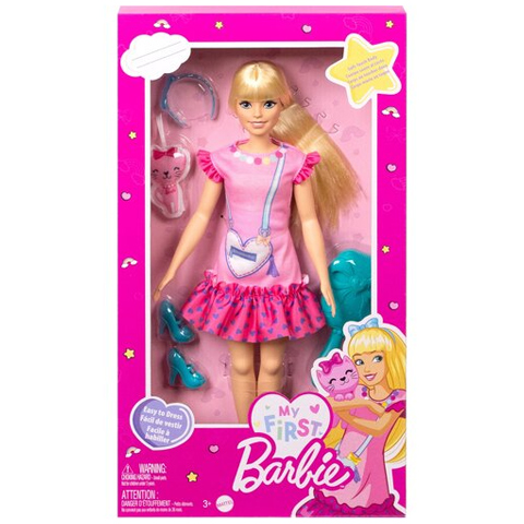 Barbie® Moja prvá Barbie - Bábika s blond vlasmi 34 cm - Mattel ...