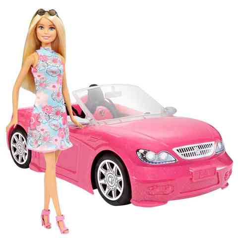 Barbie Ružové auto s bábikou - Mattel objednať nákup lacné ceny