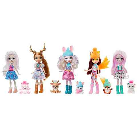 Enchantimals Snowy Valley zimné bábiky so zvieratami - Mattel objednať ...