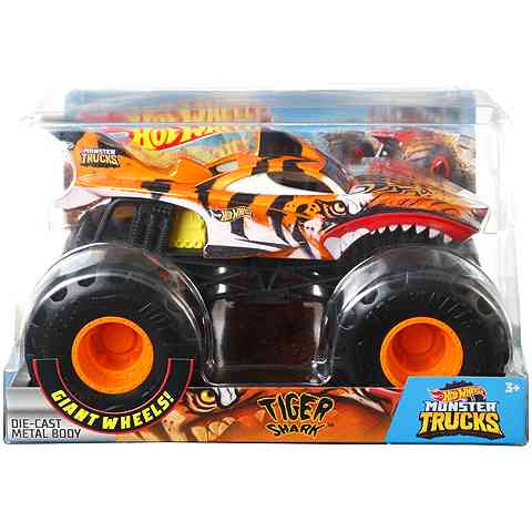 Hot Wheels Tiger Shark Monster Truck vozidlo 1/24 - Mattel objednať ...