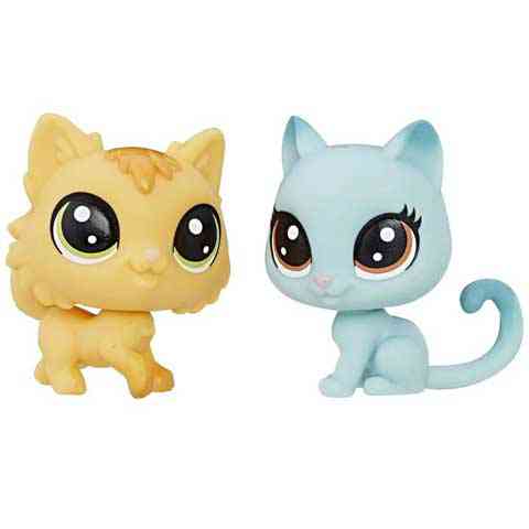 Littlest Pet Shop Fluffy Catson a Kitty von Grey figúrky - Hasbro ...